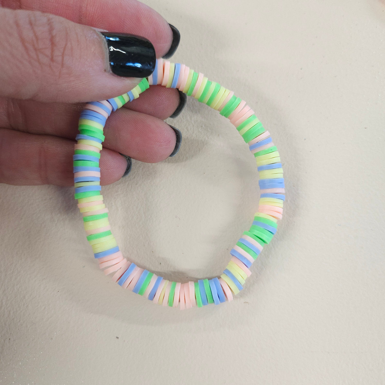 Colorful Clay Bead Bracelets – The Steady Hand