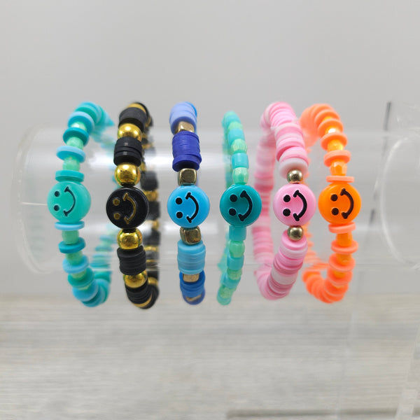 Smiley Face Stretch Bracelets – The Steady Hand