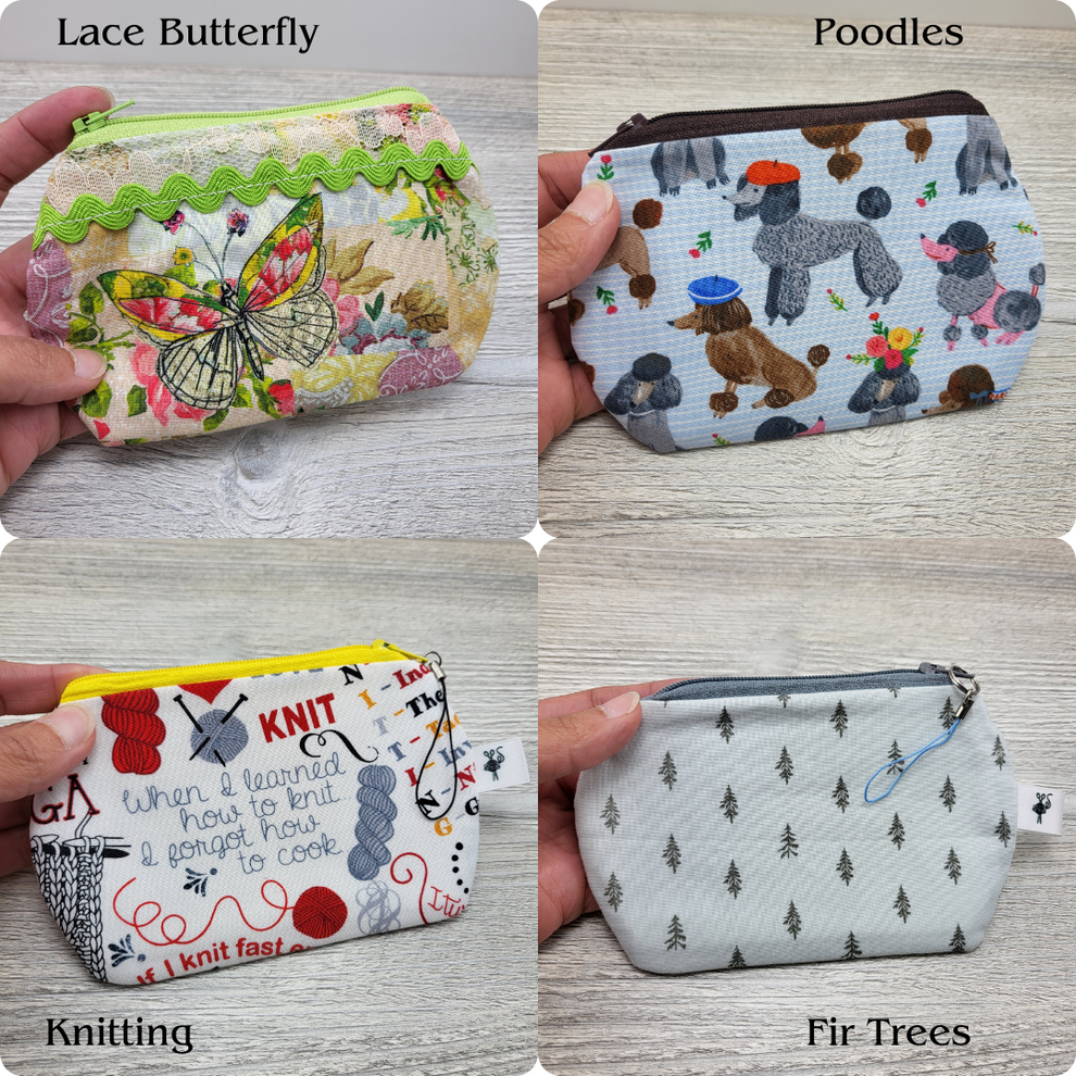 Mini Zipper Pouch - Choose Your Design – The Steady Hand