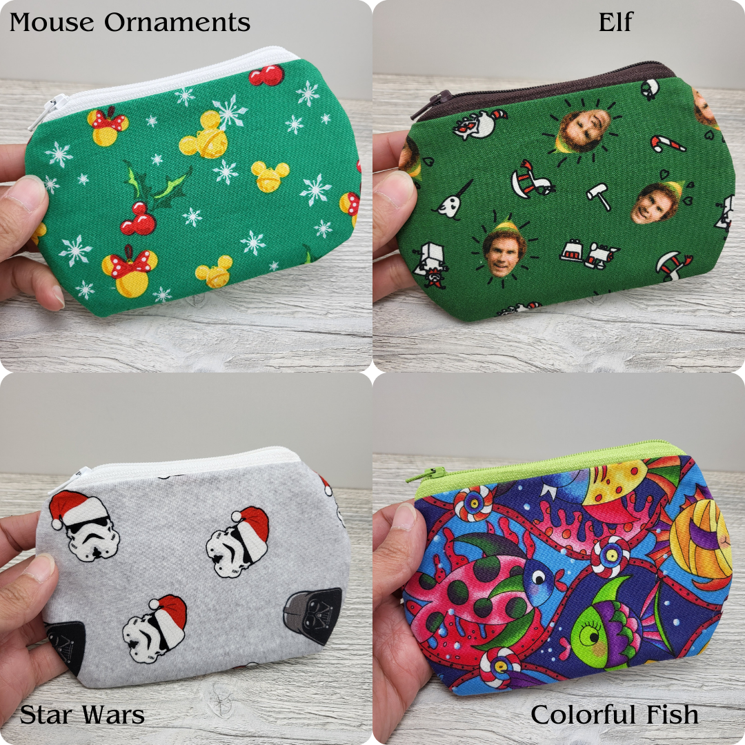 Mini Zipper Pouch - Choose Your Design – The Steady Hand