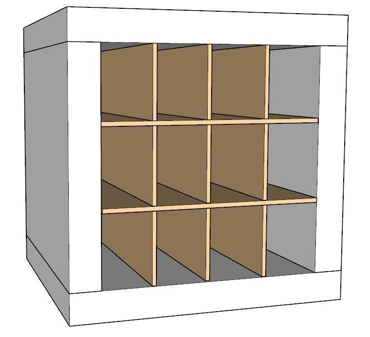 12 Cubby Cube Insert for Cube Storage Shelves – The Steady Hand
