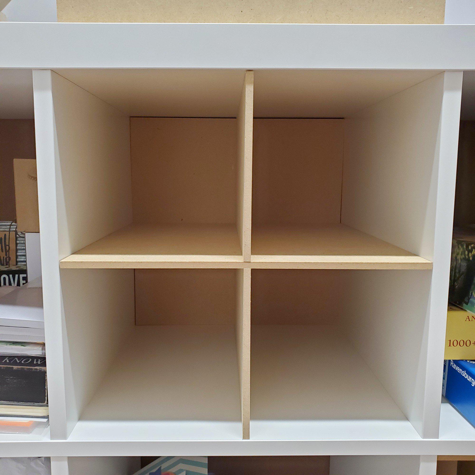 4 Cubby Cube Insert for Cube Storage Shelves – The Steady Hand
