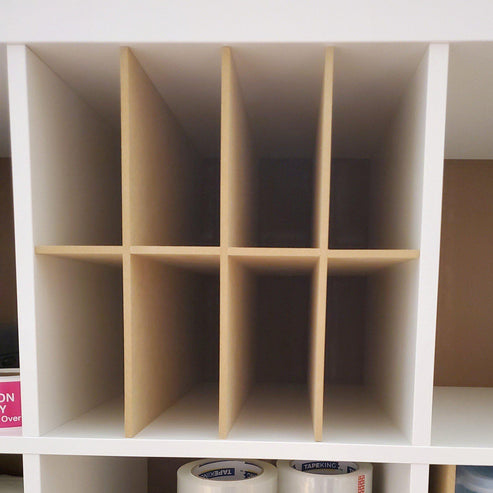 8 Cubby Cube Insert for Cube Storage Shelves – The Steady Hand