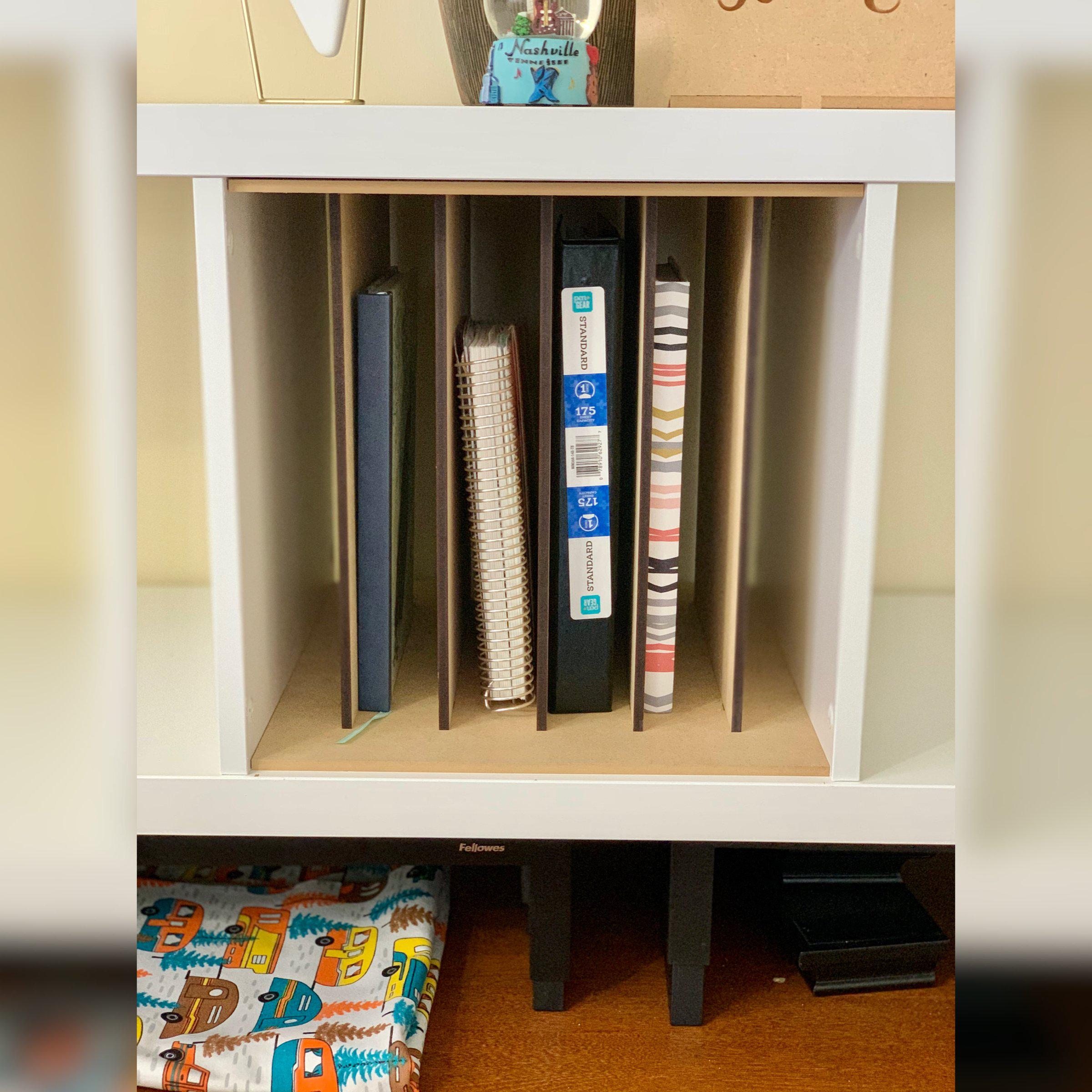 Vertical Divider Insert for Cube Shelving – The Steady Hand