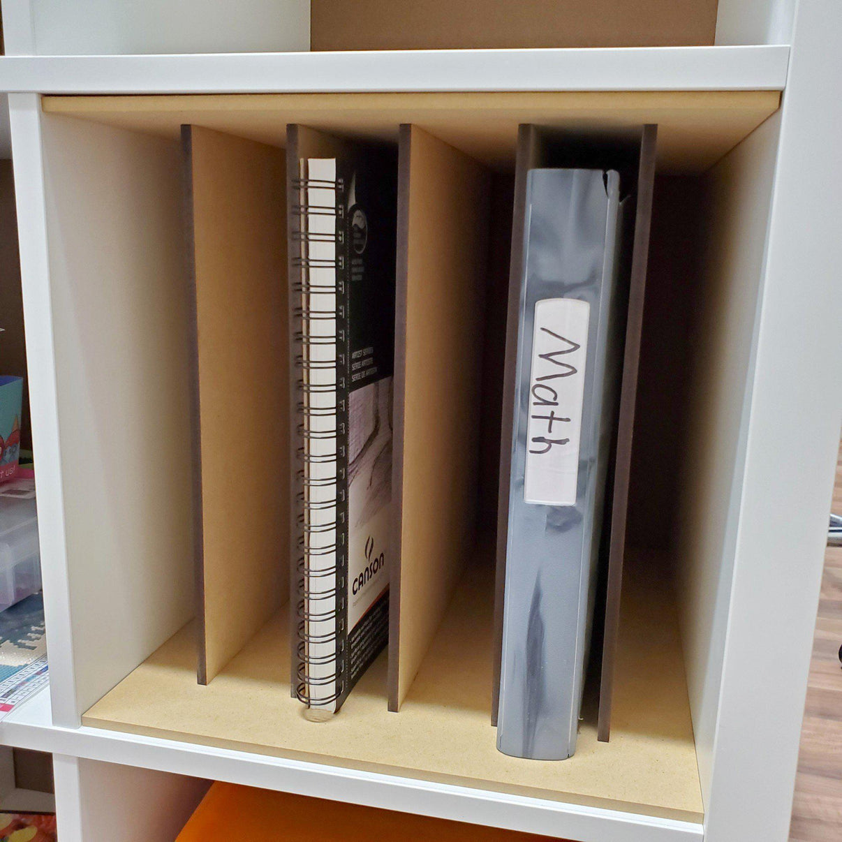 Vertical Divider Insert for Cube Shelving – The Steady Hand