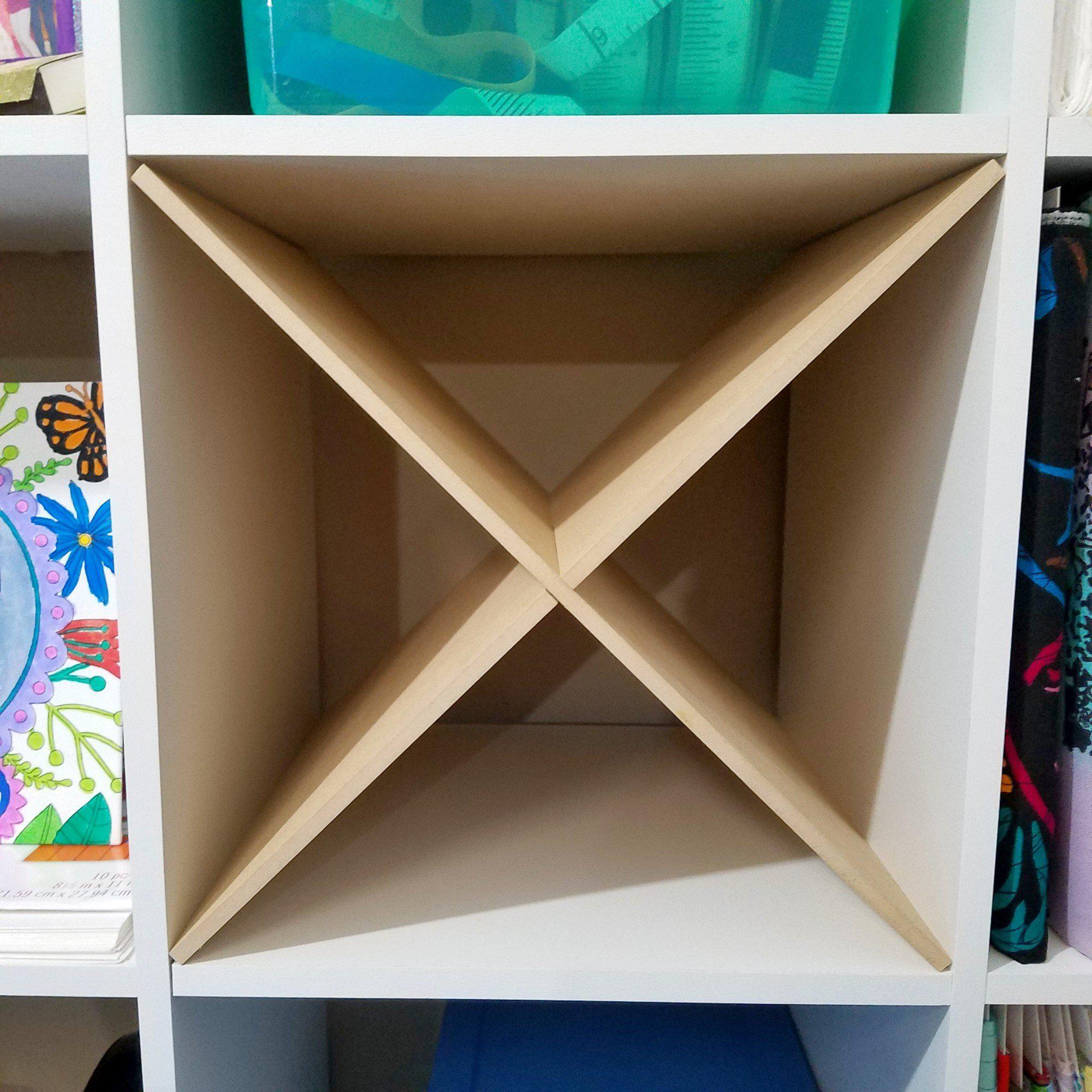X Divider Cube Insert for Cube Storage Shelves – The Steady Hand